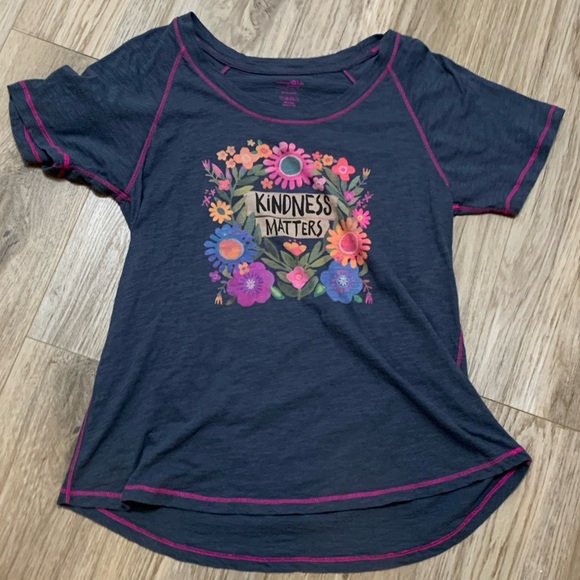 NATURAL LIFE | Tops | Natural Life Kindness Matters Floral T Shirt ...